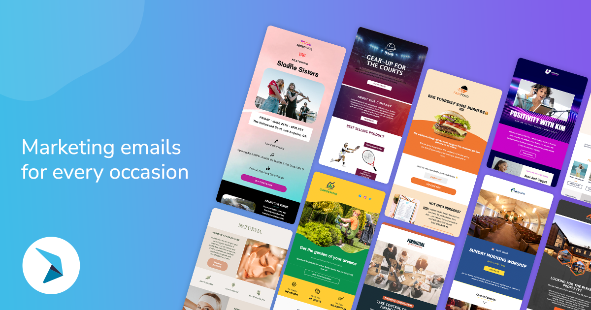 Modelos de e-mail gratuitos, responsivos e de fácil edição | PosterMyWall